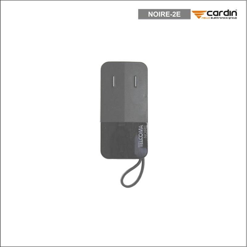 CARDIN NOIRE 2E 2-channel rolling code 433 MHz remote control