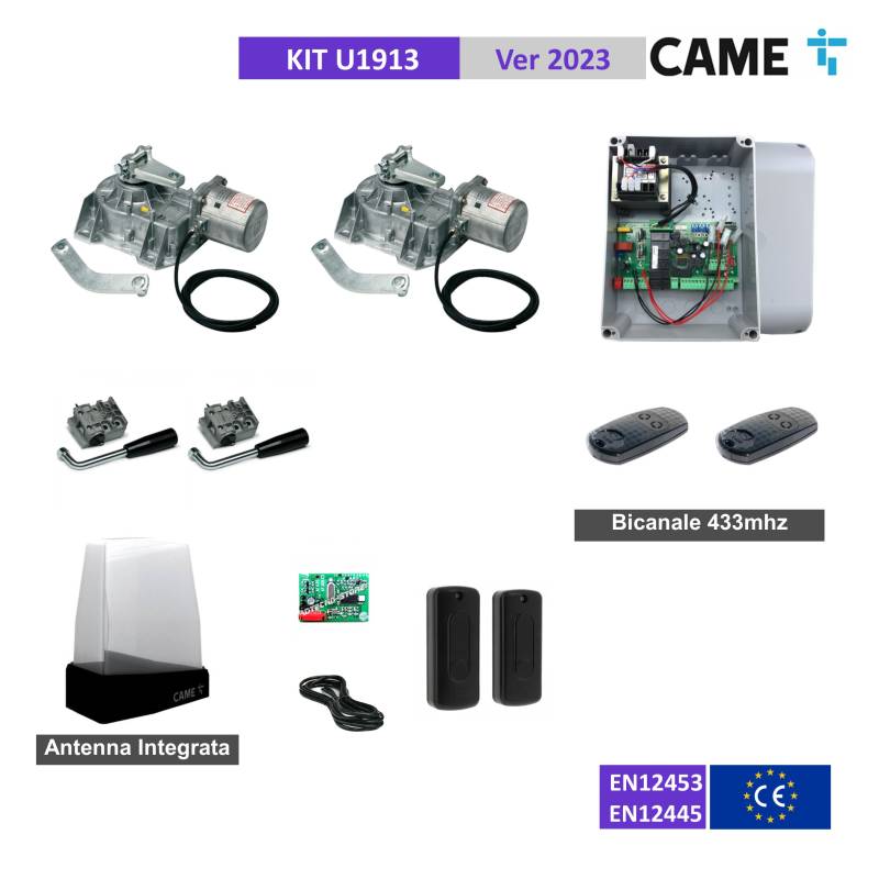 CAME U1913 FROG A KIT Completo interrato cancello 2 battenti