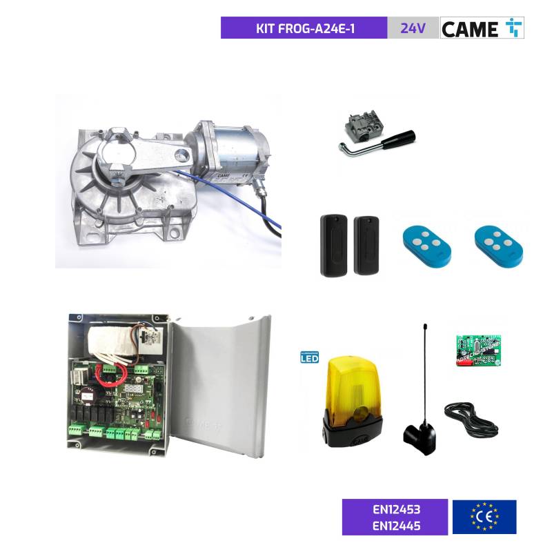 CAME FROG A24E - KIT Automation for underground gate 2 swing gate 24V