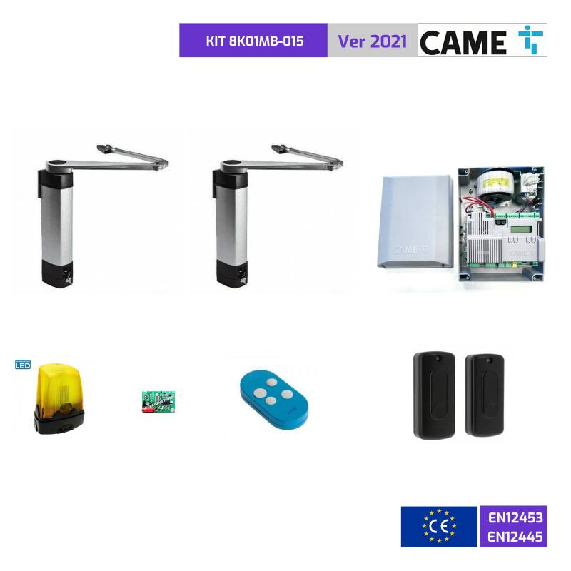 CAME 8K01MB-015 Kit completo battente irreversibile fino a 1,8mt STYLO ...